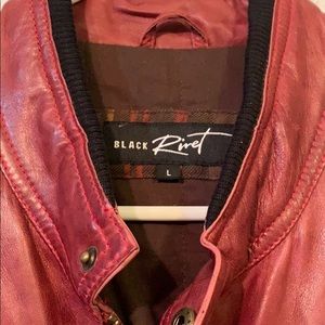 Black Rivet | Jackets & Coats | Nwt Leather Jacket | Poshmark
